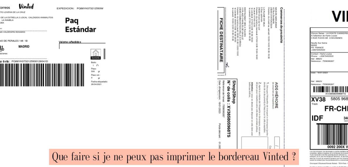 Que faire si je ne peux pas imprimer le bordereau Vinted ? – ModeHot.com: Votre source ultime ...