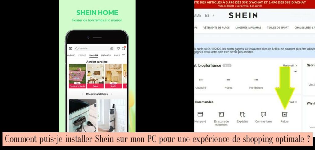 Comment puis-je installer Shein sur mon PC pour une expérience de ...