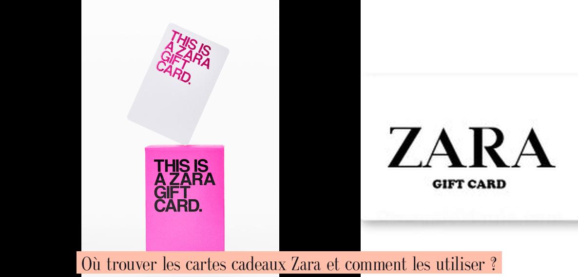 Où trouver les cartes cadeaux Zara et comment les utiliser ? – ModeHot ...