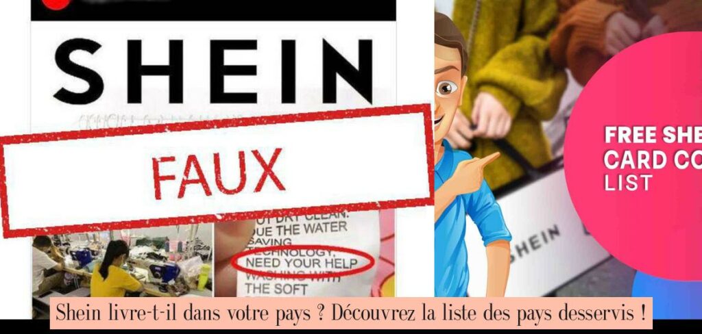 Shein livre-t-il dans votre pays ? Découvrez la liste des pays ...