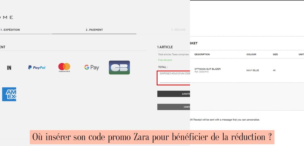 Où insérer son code promo Zara pour bénéficier de la réduction ? – ModeHot.com: Votre source ...