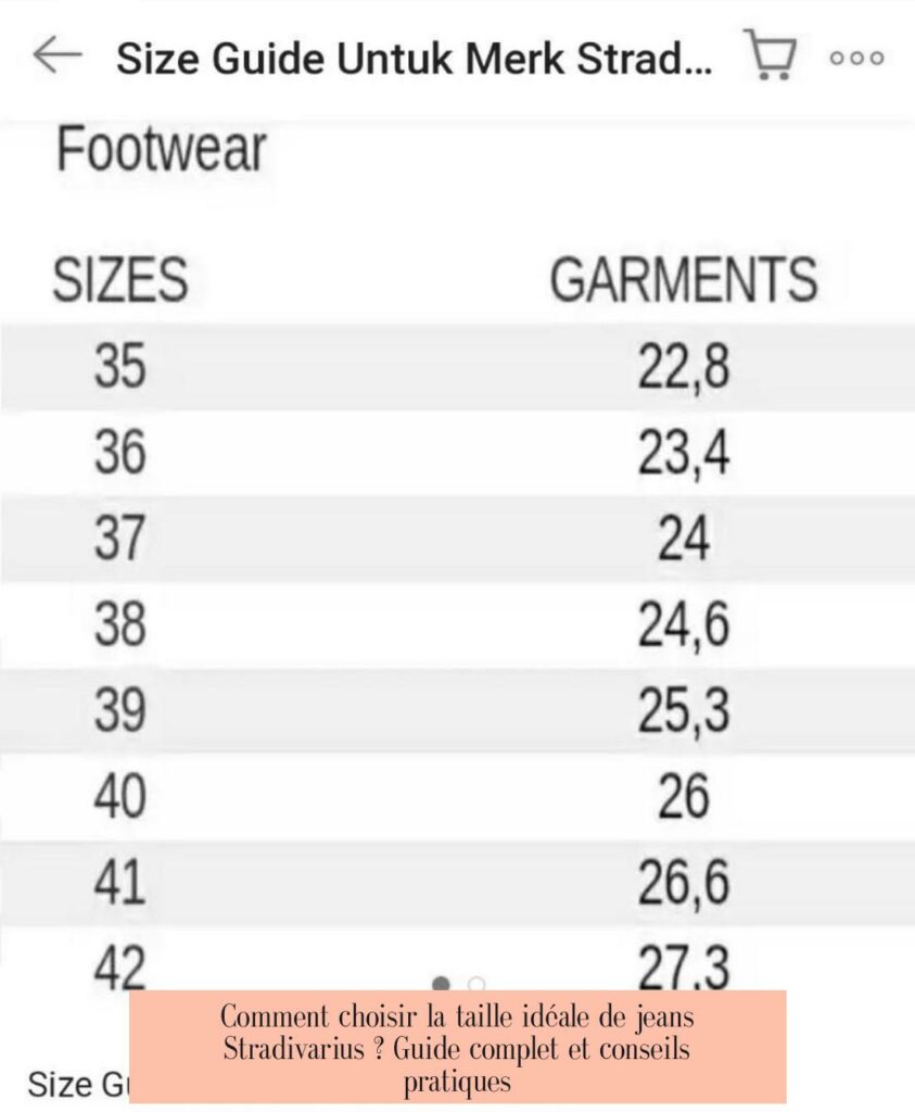 Comment choisir la taille idéale de jeans Stradivarius ? Guide complet ...